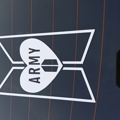 BTS Logo Decal BTS X ARMY Heart Decal Bts Laptop Decal Army Gift Kpop ...