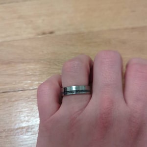 The Red Planet Meteorite and Martian Soil Ring Men's - Etsy