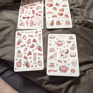 Light Academia Study Themed Matte Bullet Journal Sticker Sheet Journal ...