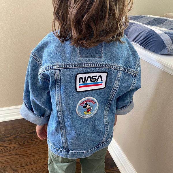 NASA Patch | NASA Worm Logo Iron on Patches | Embroidered Sew on STEM ...