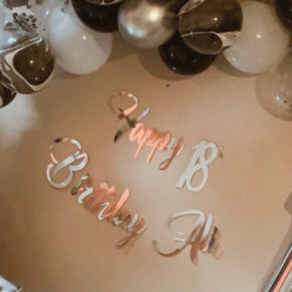 Personalised Happy 18th Birthday Banner Party Decoration, Any Age ...
