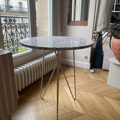 Metal Table Leg for Heavy Round Table Top Metal Hairpin Triangle Leg ...