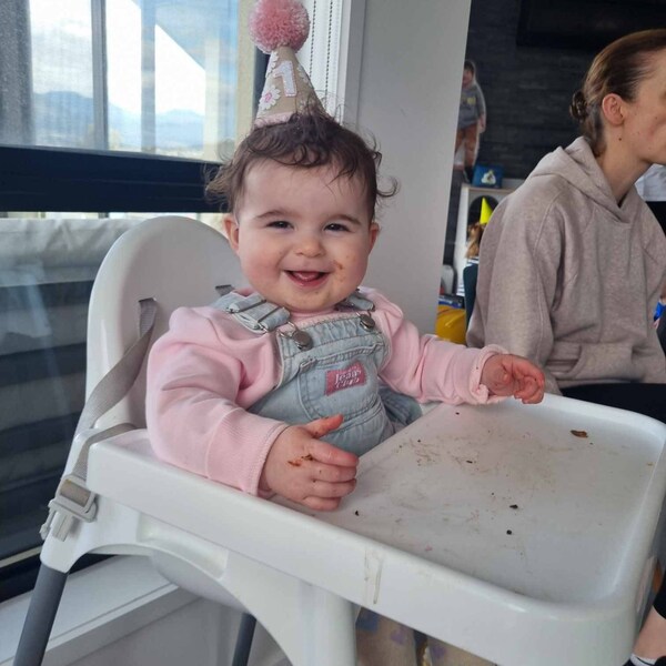 Boho Pink Daisy Party Hat - Boho Pink Daisy Birthday Hat - Birthday ...