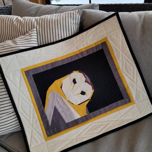 The Curious Owl Foundation Paper Piecing Pattern, Barn Owl, FPP Quilt ...