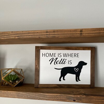 Lab Dog Wooden Sign, Dog Lover Decor, Dog Sign, Home Decor, Gift ...