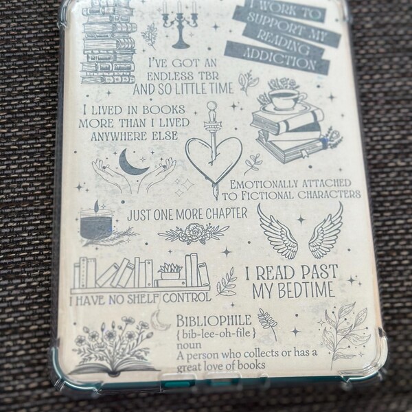 Kindle Insert Kindle Srickers Brown Paper E-reader Holographic Insert ...