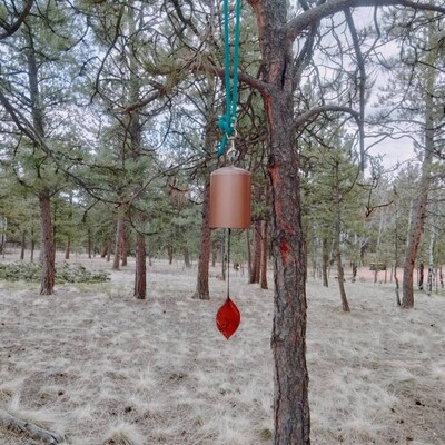 Bright Red CO2 Tank Bell Wind Chime - Etsy