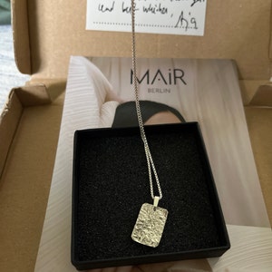 Silver Mens Necklace Pendant, Mens Silver Necklace for Men, Boyfriend ...