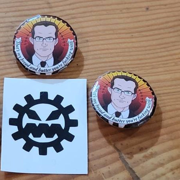 Charles Offdensen (CFO) 1 Inch Button Pins - 5 Types - Metalocalypse ...