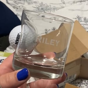 Benshot Golf Ball Rocks Glass - Etsy