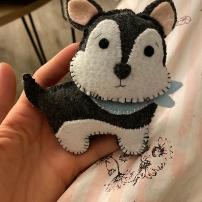 Husky Ornament Pattern Dog PDF Sewing Pattern Kawaii Husky - Etsy