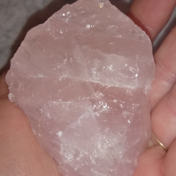 Raw Rose Quartz, Deep Pink Calming Rose Quartz, Energy Vibration of ...