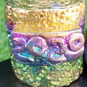 Large Rainbow Bismuth Duck Family, Made by the Bismuth Smith - Etsy