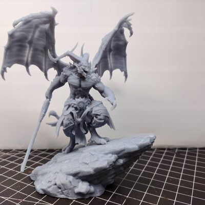 Horned Devils Speaks of the Devil 3D Printed Fantasy Miniature D&D ...