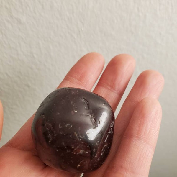 Garnet Star Flash Tumble Large Red Garnet Crystal Tumbled Raw Stone ...