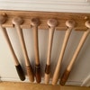 Vertical Baseball Bat Display Rack for Regular Bats priced by the Inch ...