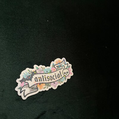 Holographic Skeleton Shark Sticker, Shark Sticker, Skeleton Sticker ...