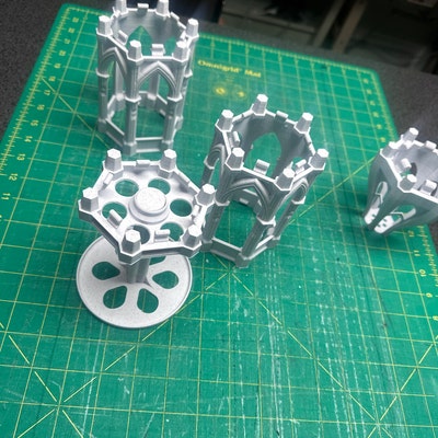 Gothic Tower Stackable Moss Pole Stls for 3D Printing, Plant Totem ...