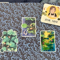 Four Seasons Bookmarks - Set of Four- Bookmark Art- Gift for Reader ...