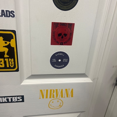 45lb Plate Sticker, Powerlifting Sticker, Weightlifting Sticker, Girls ...