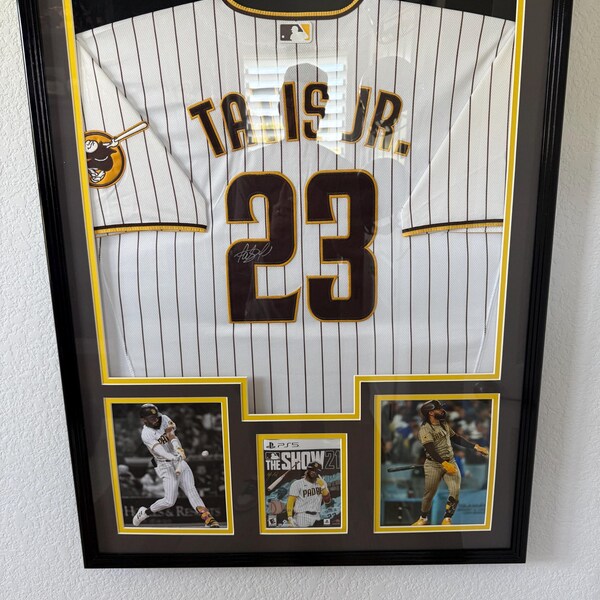 XL Double Matted Custom Framed Jersey Display Case Frame - Matting ...