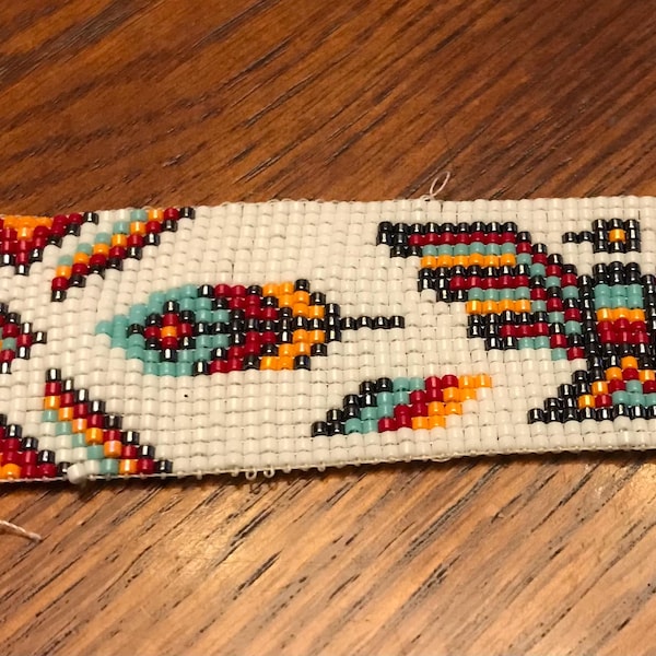 Thunderbird Loom Bead Pattern for Bracelet - Native Inspired, Thunder ...