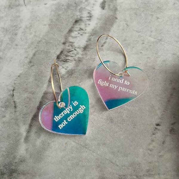 Iridescent Therapy is Not Enough I Need to Fight My Parents Hoop ...