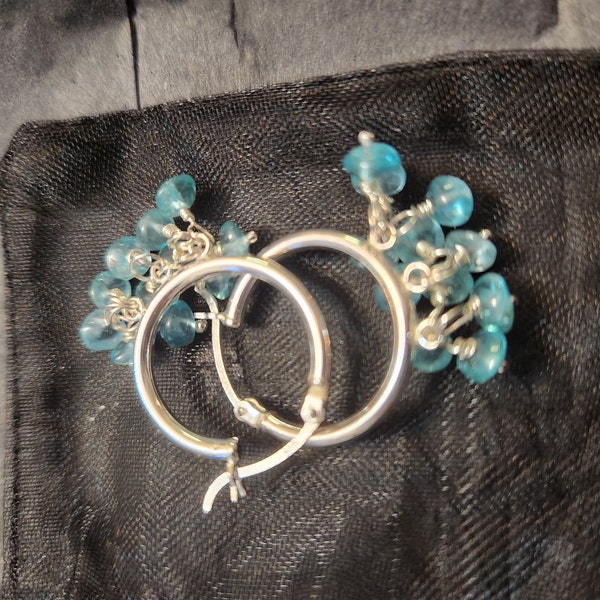 Murano Glass Cobalt Blue Gold Earrings, Genuine Venetian Murano Glass and Vermeil Gold Bright ...