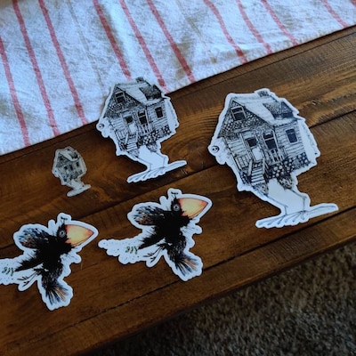 House With Chicken Legs Sticker - Etsy