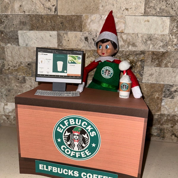 Mcelves Fast Food Display, Elf Props, Costume for Elf Dolls, Elf ...