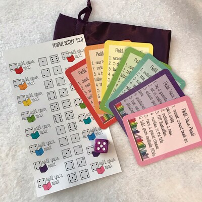 Roll Your Read Reading TBR Game Bookworm Gift Bookish Gift Book Lover ...