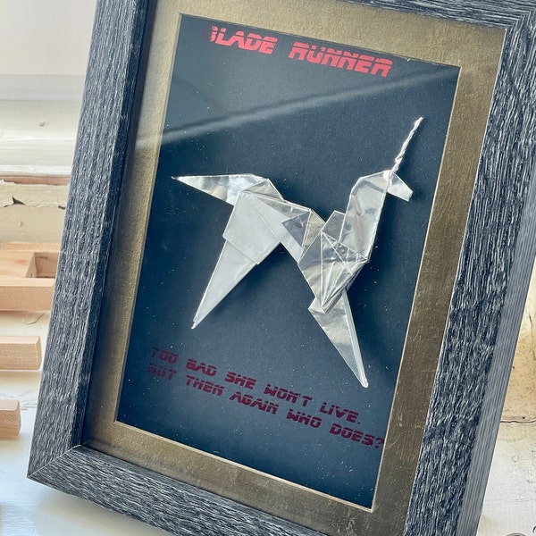 Handmade Origami Blade Runner Unicorn / Paper Unicorn / Eco-friendly ...