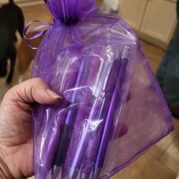 10 Personalized Metal Birthday Pens. Birthday Party Favor Pen, Birthday ...