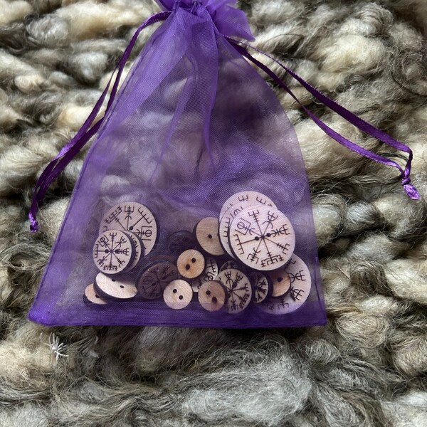 Heathens Greetings, Pagan Ornament, Vegvisir Wayfinder Ornament, Viking ...