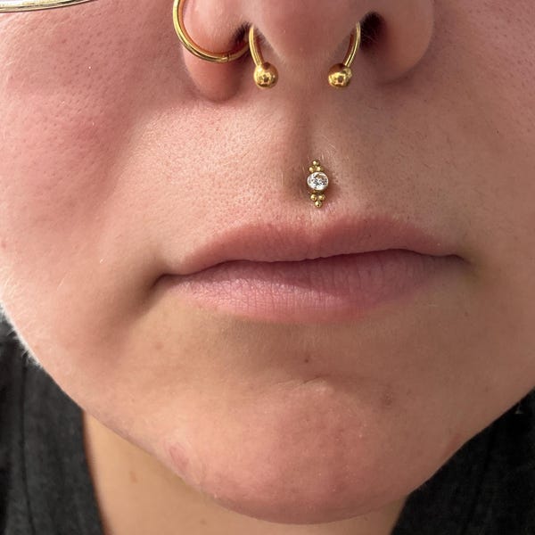 Prince Albert Piercing Jewelry Titanium Implant Captive Bead Hoop CBR ...