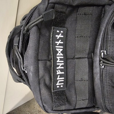 3.5 Viking Death Stave Runes Iron on Patch - Etsy