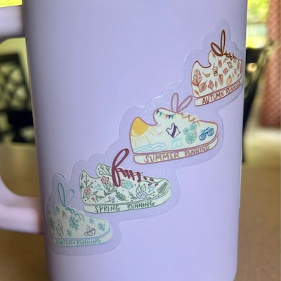 Run Sticker, Sticker for Runner, Water Bottle Sticker, Runner Sticker ...