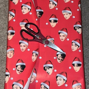 Stray Kids Christmas Wrapping Paper Stray Kidsxmas Gift Wrap - Etsy