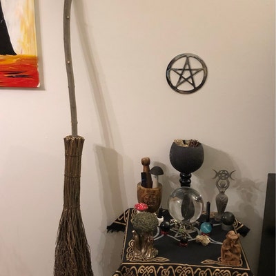 Natural Witch's Broom Halloween Broom Wiccan Besom Rustic Wedding Decor ...