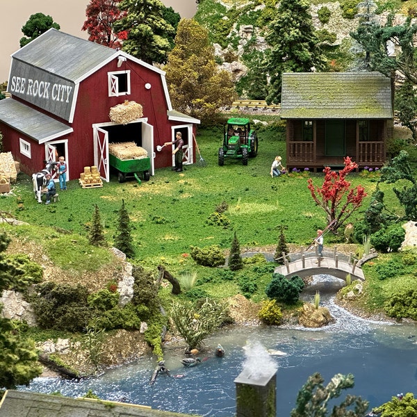 Miniature Hay Bales Set of 6 | Farm Themed Birthday | Miniature Project ...