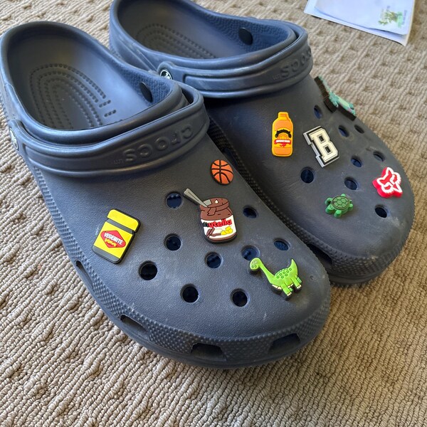 Foodie Themed Jibbitz for Crocs - Maccas Chips - Churros - Pizza ...