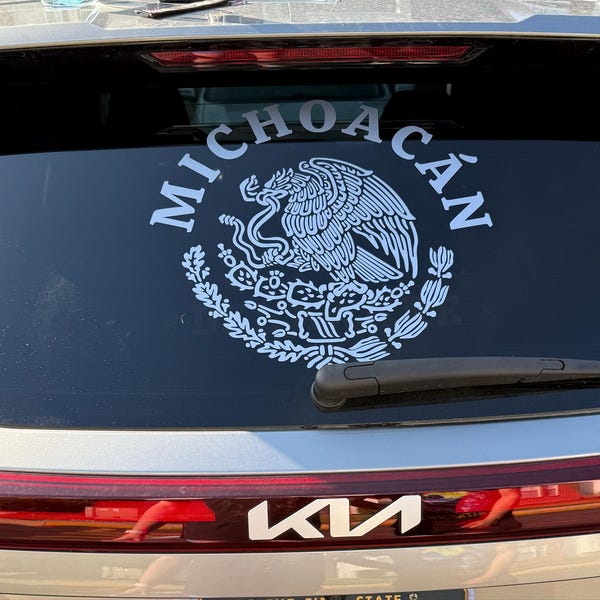 Mexican Flag Logo Decal, Mexican Eagle Decal, Waterproof Vinyl Sticker ...