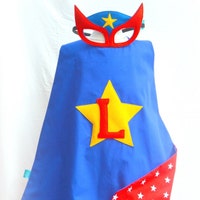 Personalised Superhero Cape and Mask Set - Etsy UK