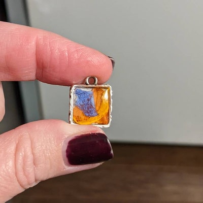 6 Square Frame Charm Antique Bronze Charm Antique Bronze - Etsy