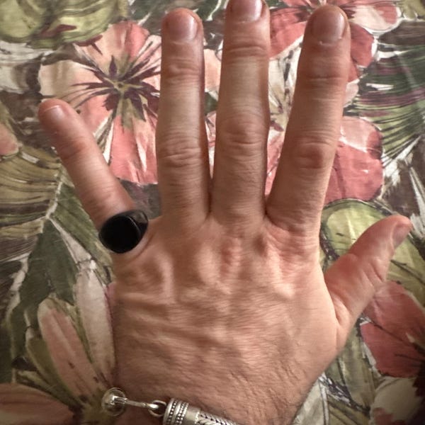 Mens Ring Gold St Michael Ring Signet Sovereign Rings for Men, Large ...