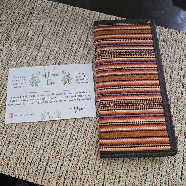 Handmade Peruvian Textile Tract Holder | Memorial Invitation ...