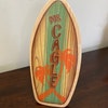 6.5 Inch Mini Wooden Surfboards Wall Decor, Single Board, Beach and ...