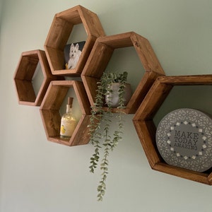 Rectangular Wooden Floating Box Shelf | Etsy UK