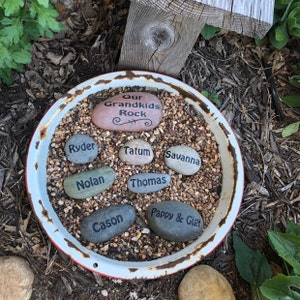 Engraved Name Rock Personalized Engraved Rock Child's Palm Size Rock ...