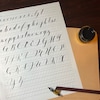 Calligraphy Blotter - Personalised Blotter - Calligraphy Leather Desk ...